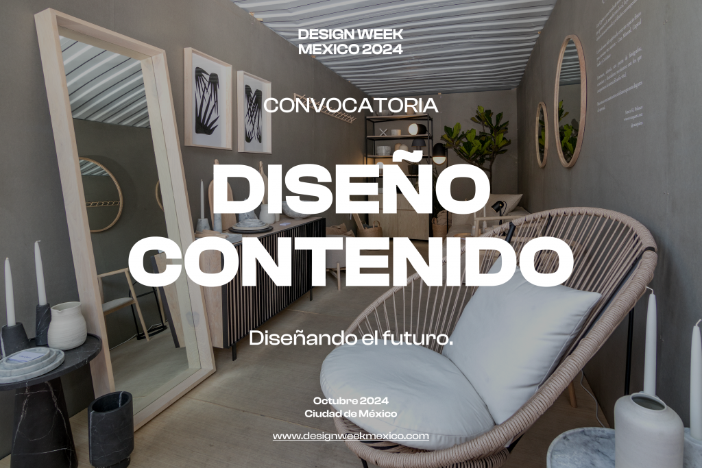 Convocatoria Diseño Contenido 2024 - Design Week Mexico